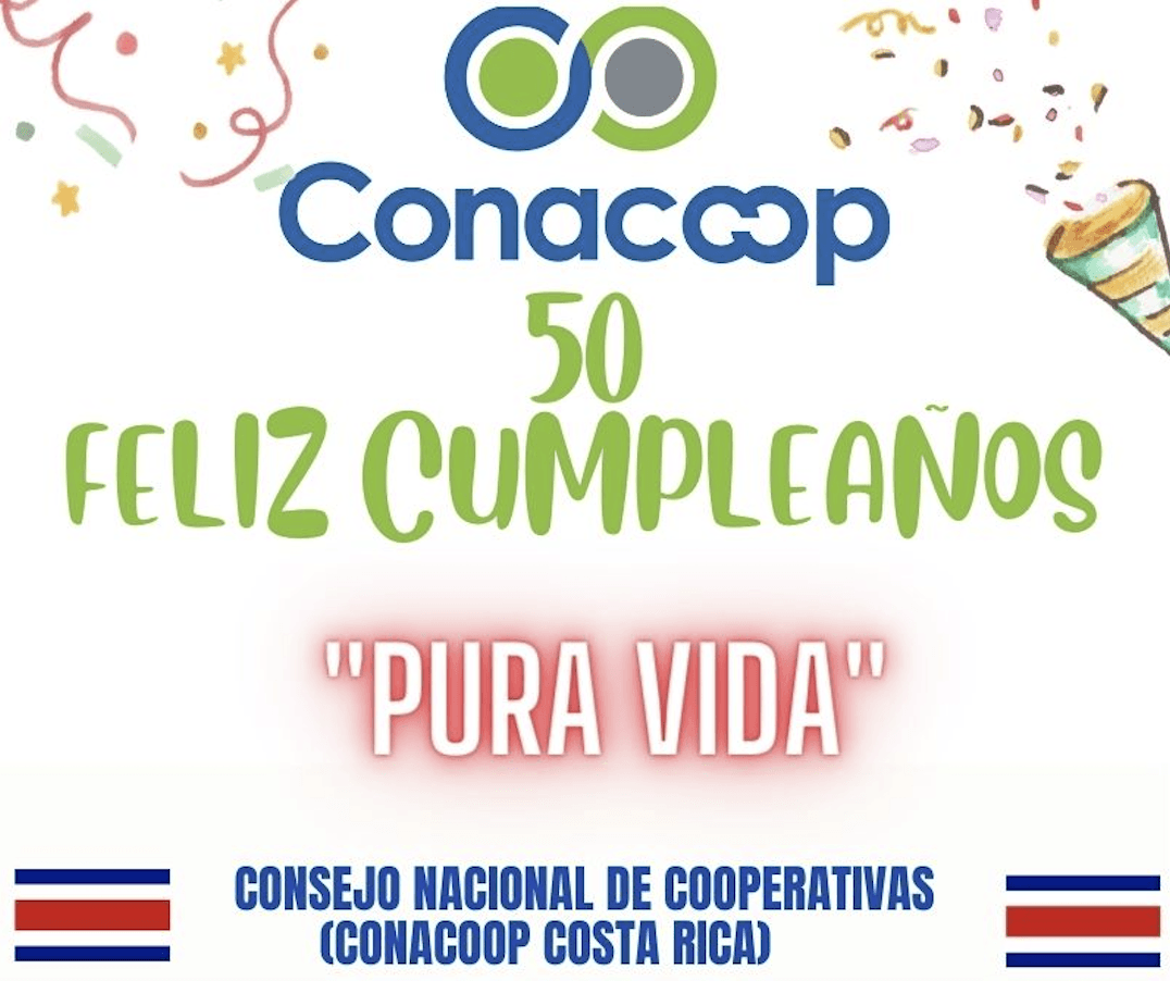 Feliz cumpleaños Consejo Nacional de Cooperativas - CONACOOP de Costa Rica - Cooperativas de las ...